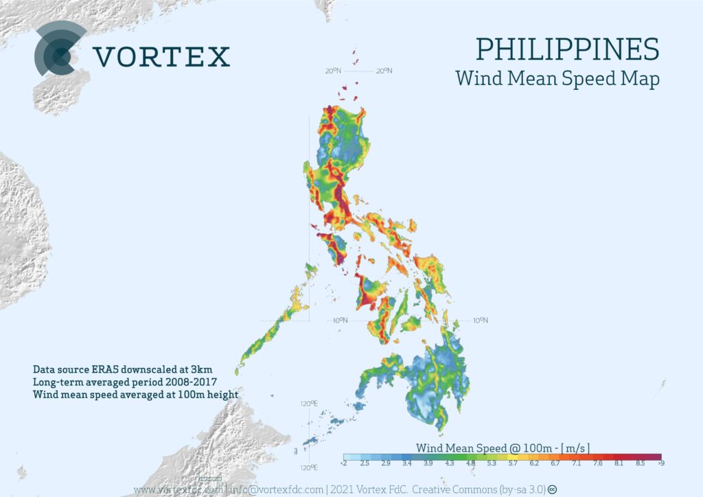 Philippines Wind Map VORTEX Philippines Wind Map VORTEX
