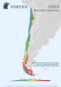 Chile Wind Map - VORTEX