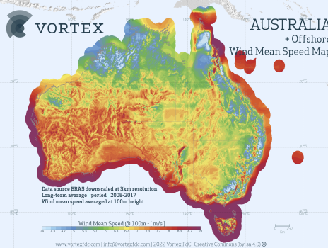 Wind Resource Data for Wind Farm Developments | Vortex FDC